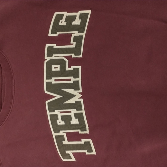 Vintage | Tops | Vintage Temple Sweatshirt Soft Natural Wear Thrashed ...